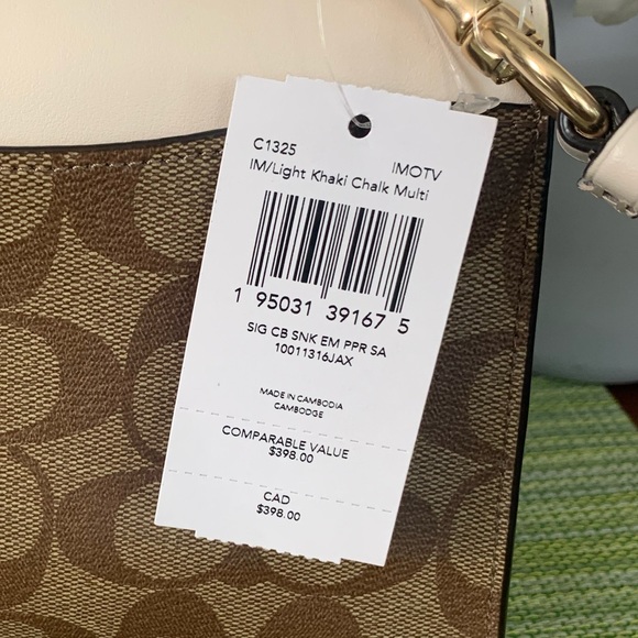 Coach | Bags | Nwt Coach Pepper Satchel In Signature Canvas C325 398 ...